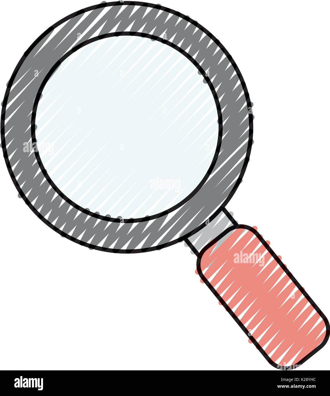 Magnifying glass symbol Stock Vector Image & Art - Alamy