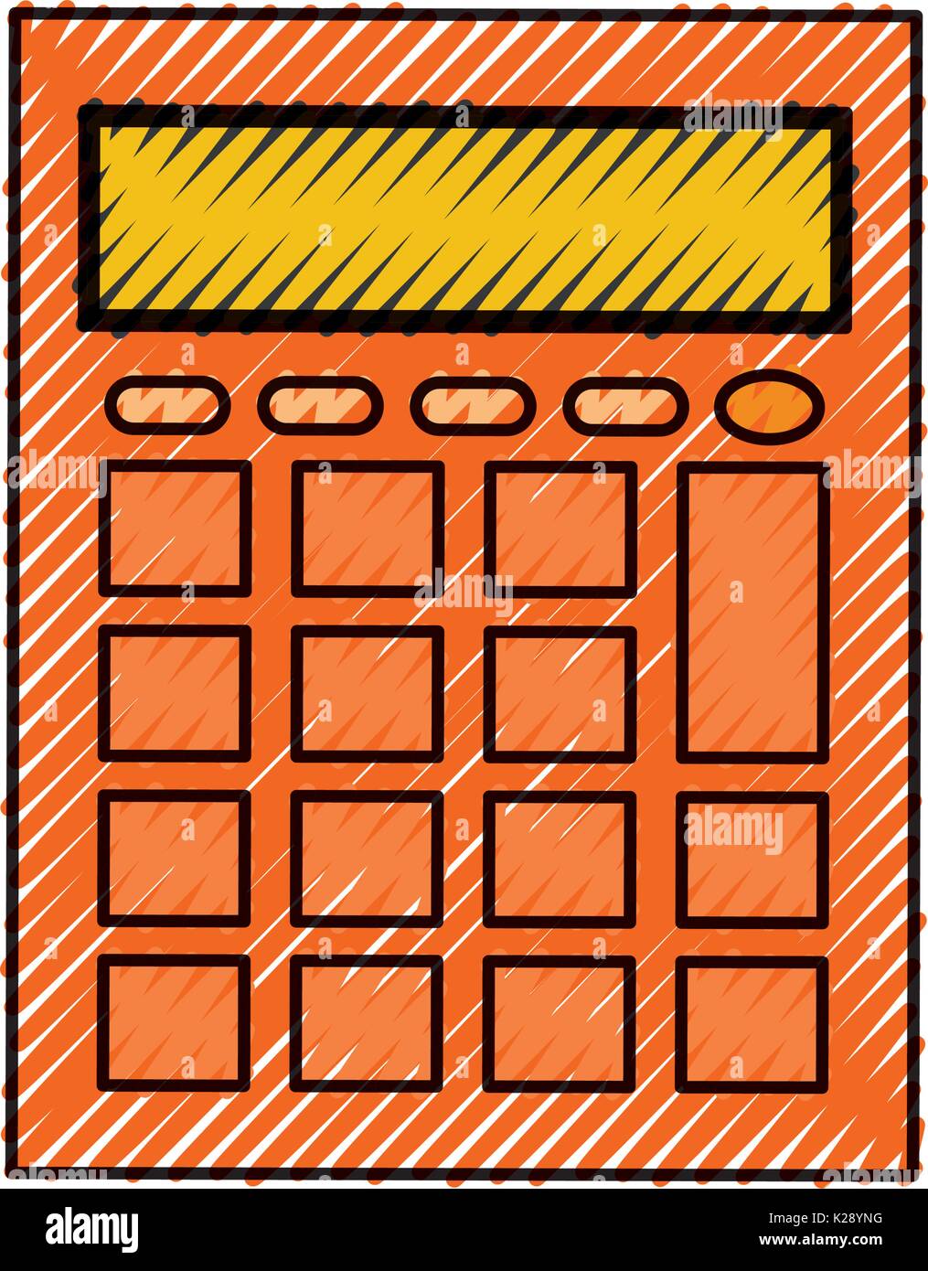calculator math device Stock Vector Image & Art - Alamy
