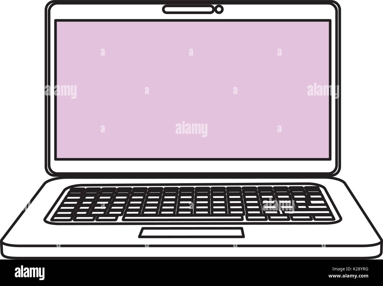 Laptop computer technology Stock Vector Image & Art - Alamy