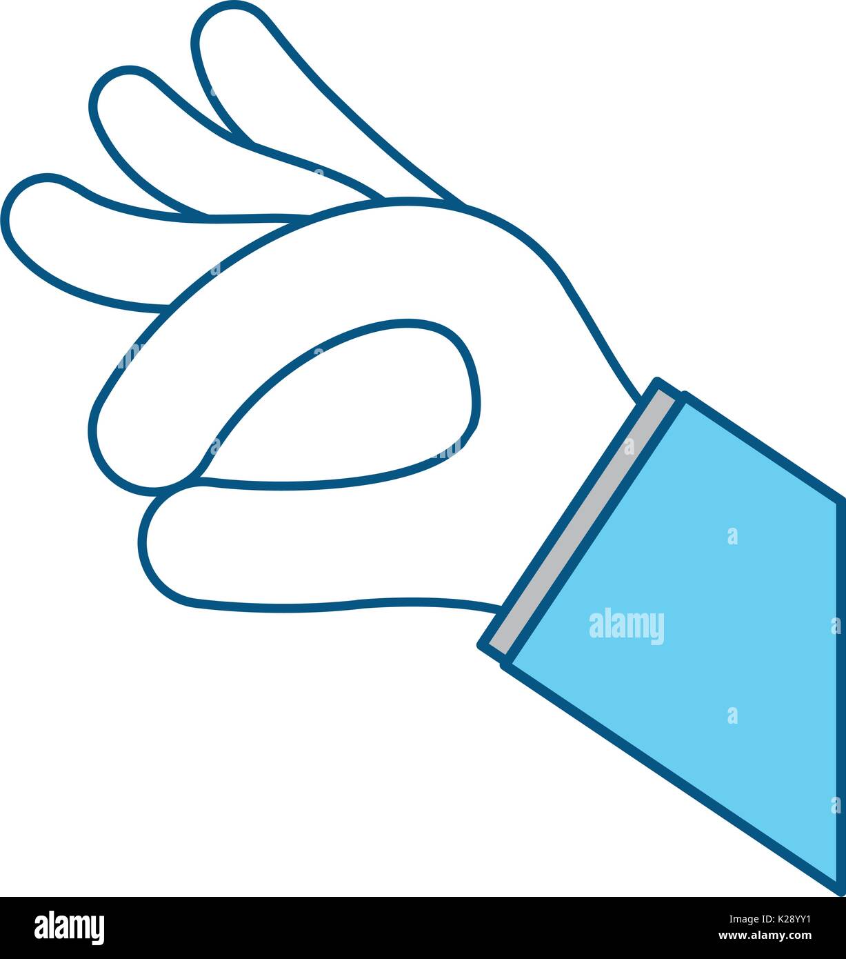 Human hand symbol Stock Vector Image & Art - Alamy