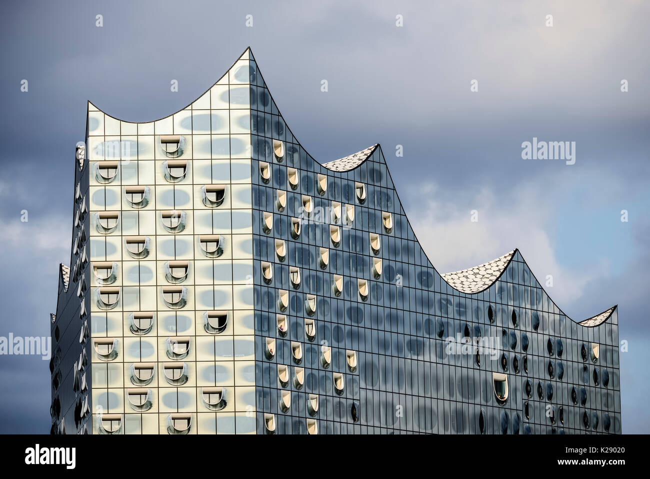 Elbe Philharmonic Hall Elbphilharmonie in Hamburg, Germany Stock Photo ...