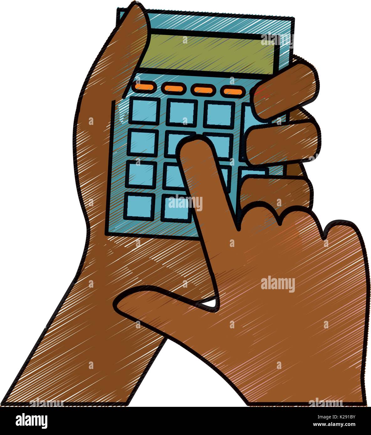 Calculator math device Stock Vector Image & Art - Alamy