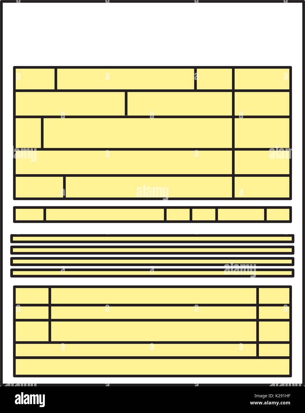Empty document isolated Stock Vector Image & Art - Alamy