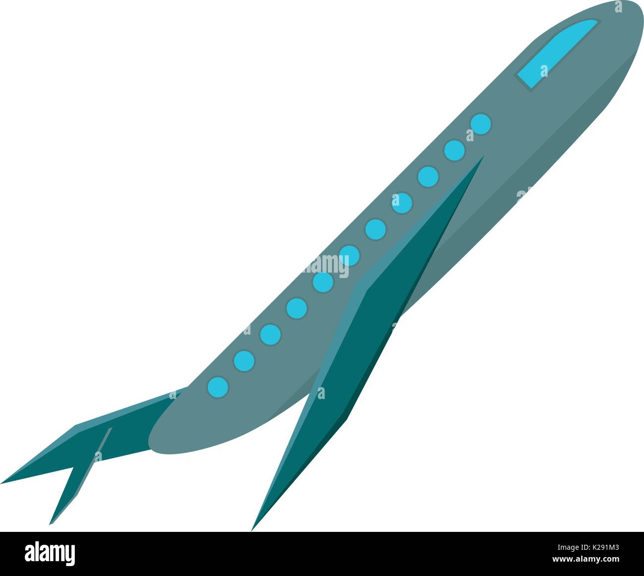 Airplane jet symbol Stock Vector Image & Art - Alamy