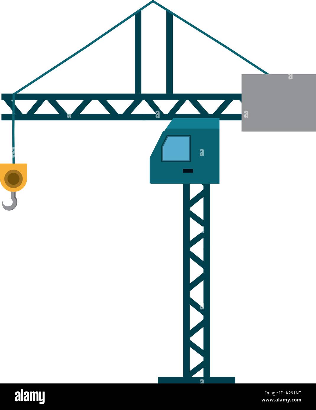 Tower crane symbol Stock Vector Image & Art - Alamy