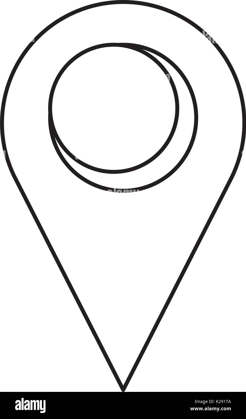 Pointer map location symbol Stock Vector Image & Art - Alamy
