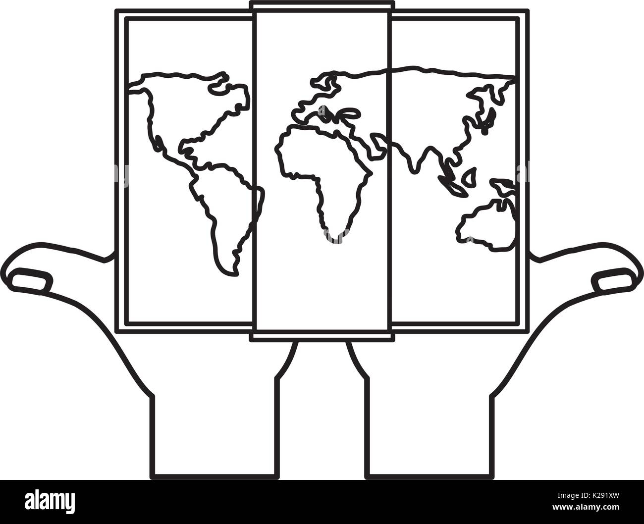 World map symbol Stock Vector Image & Art - Alamy