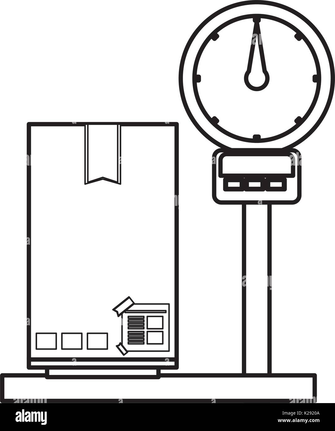 Cargo weight balance Stock Vector Image & Art - Alamy