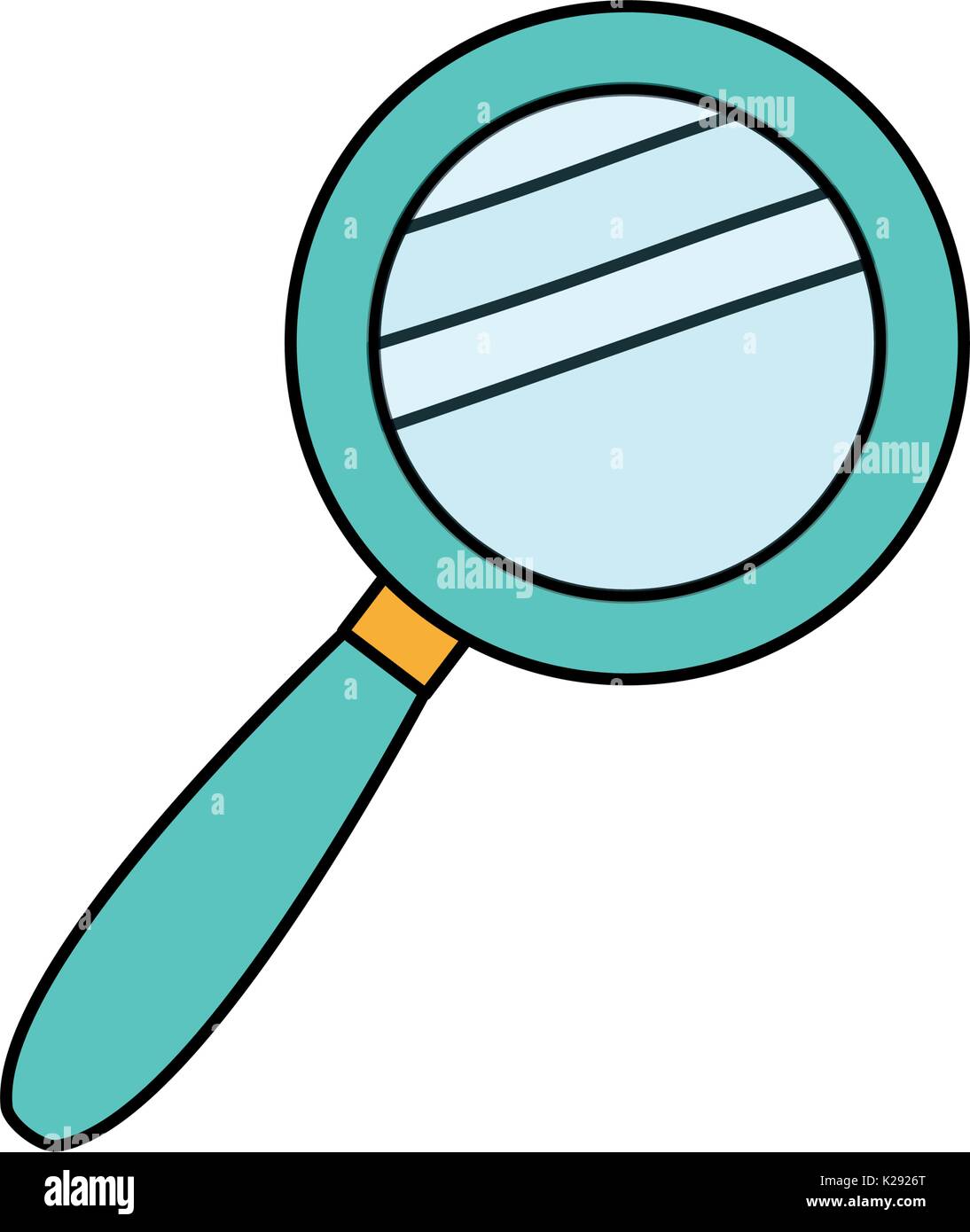 Magnifying glass symbol Stock Vector Image & Art - Alamy