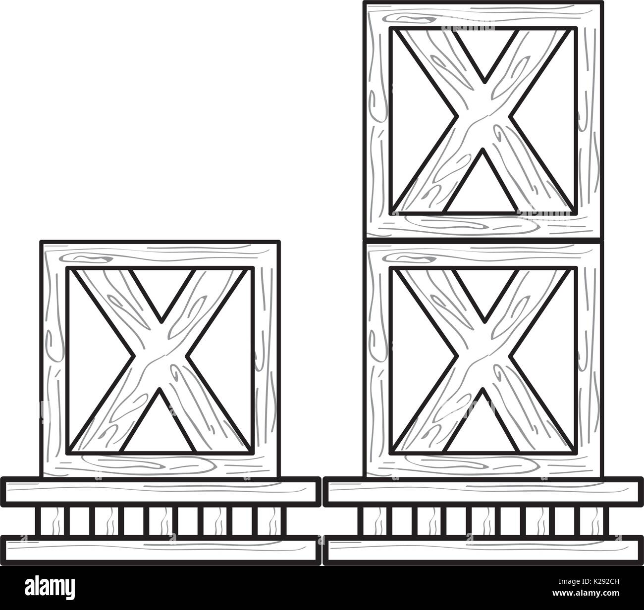 Chest box boxes Stock Vector Images - Alamy