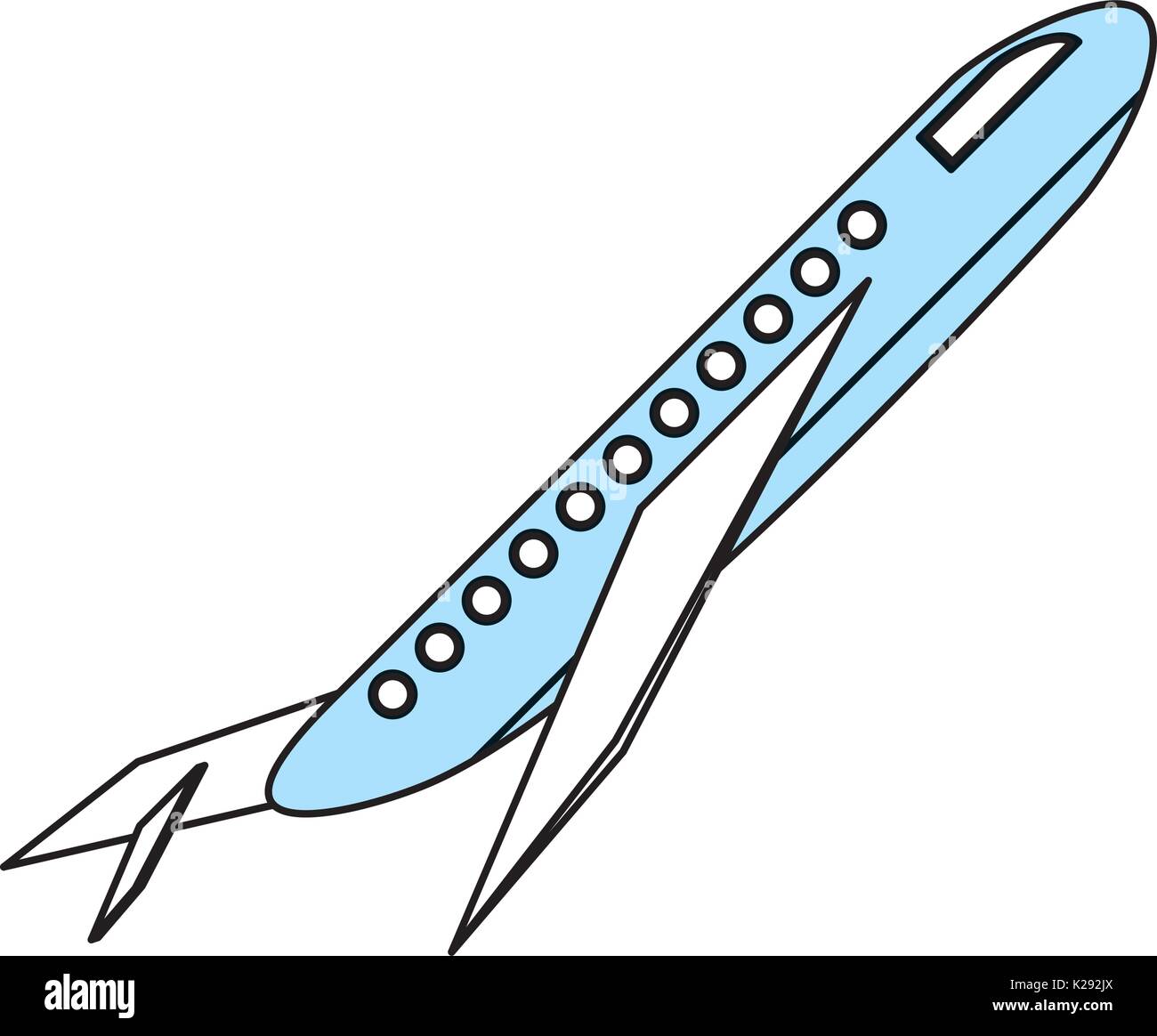 Airplane jet symbol Stock Vector Image & Art - Alamy