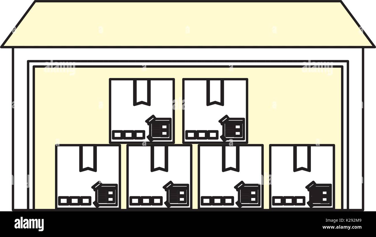 Warehouse delivery storage Stock Vector Image & Art - Alamy