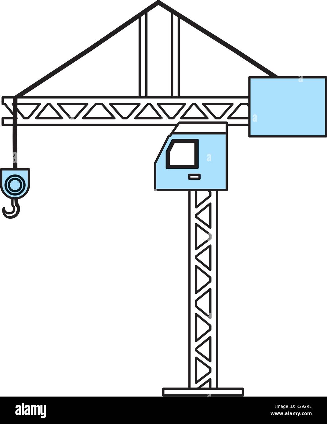 Tower crane symbol Stock Vector Image & Art - Alamy