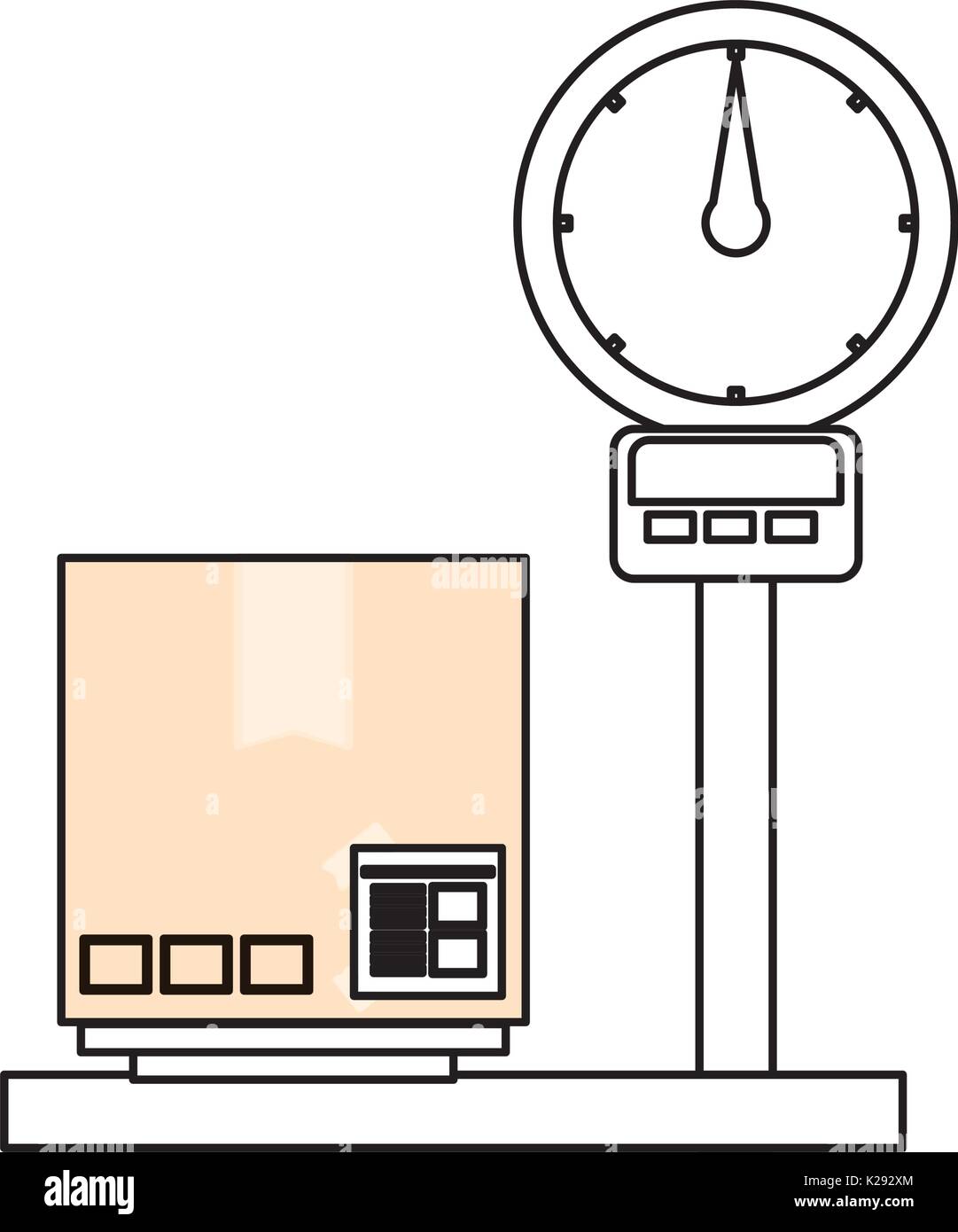 Cargo weight balance Stock Vector Image & Art - Alamy