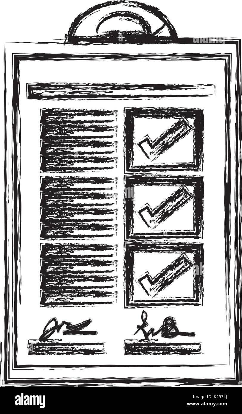Checklist document sheet Stock Vector Image & Art - Alamy