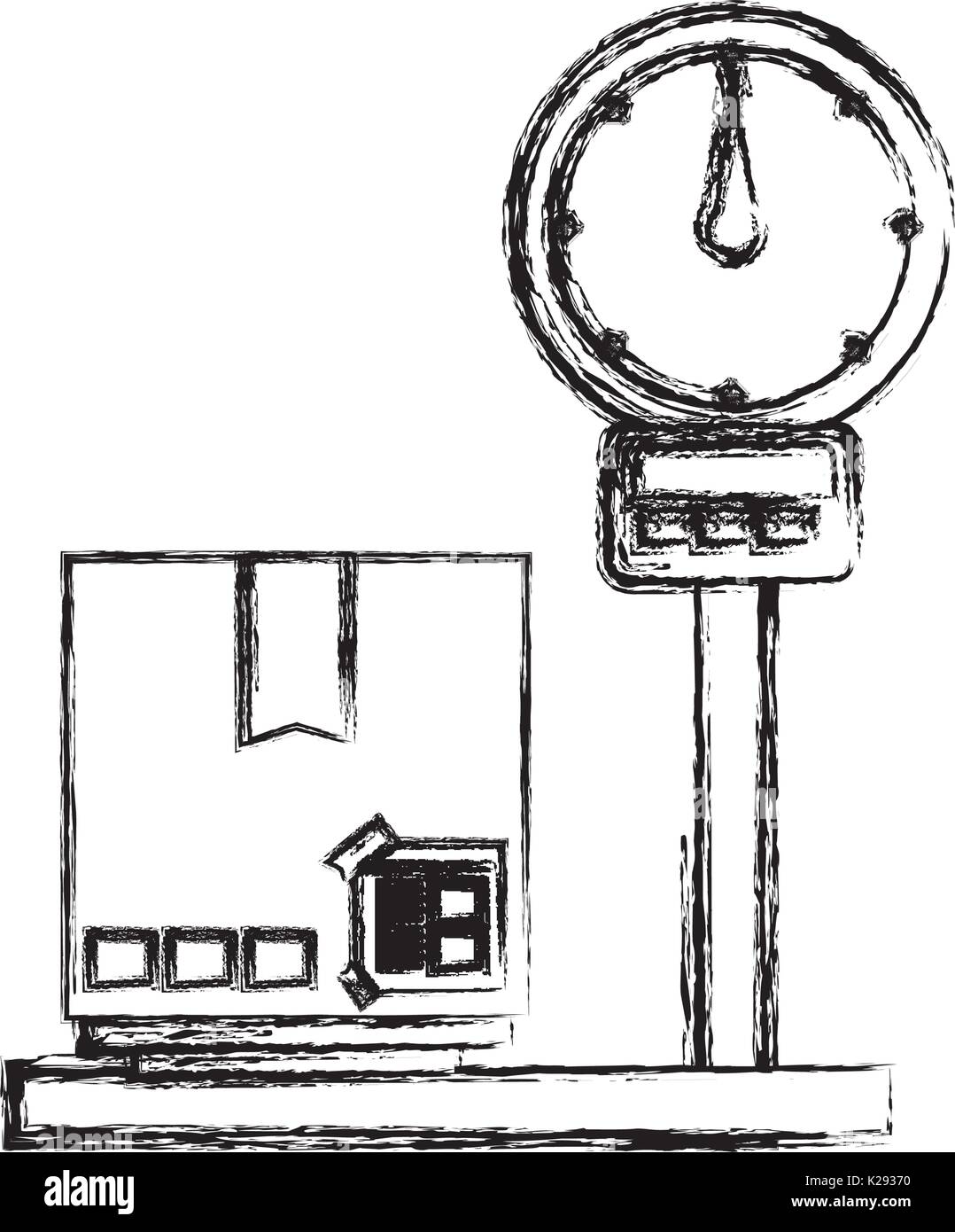 Cargo weight balance Stock Vector Image & Art - Alamy