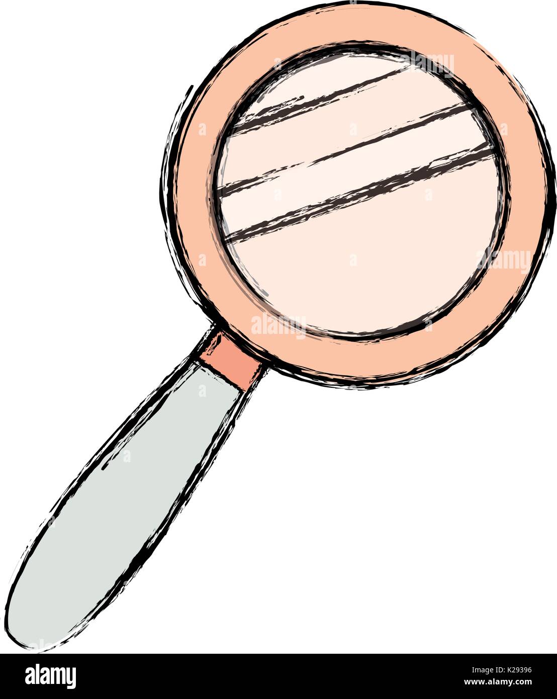 Magnifying glass symbol Stock Vector Image & Art - Alamy