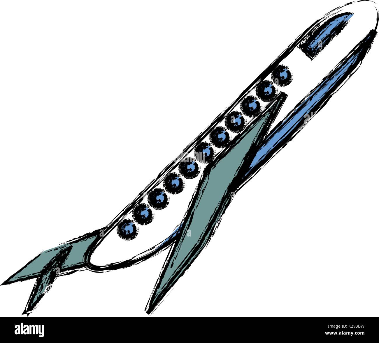 Airplane jet symbol Stock Vector Image & Art - Alamy