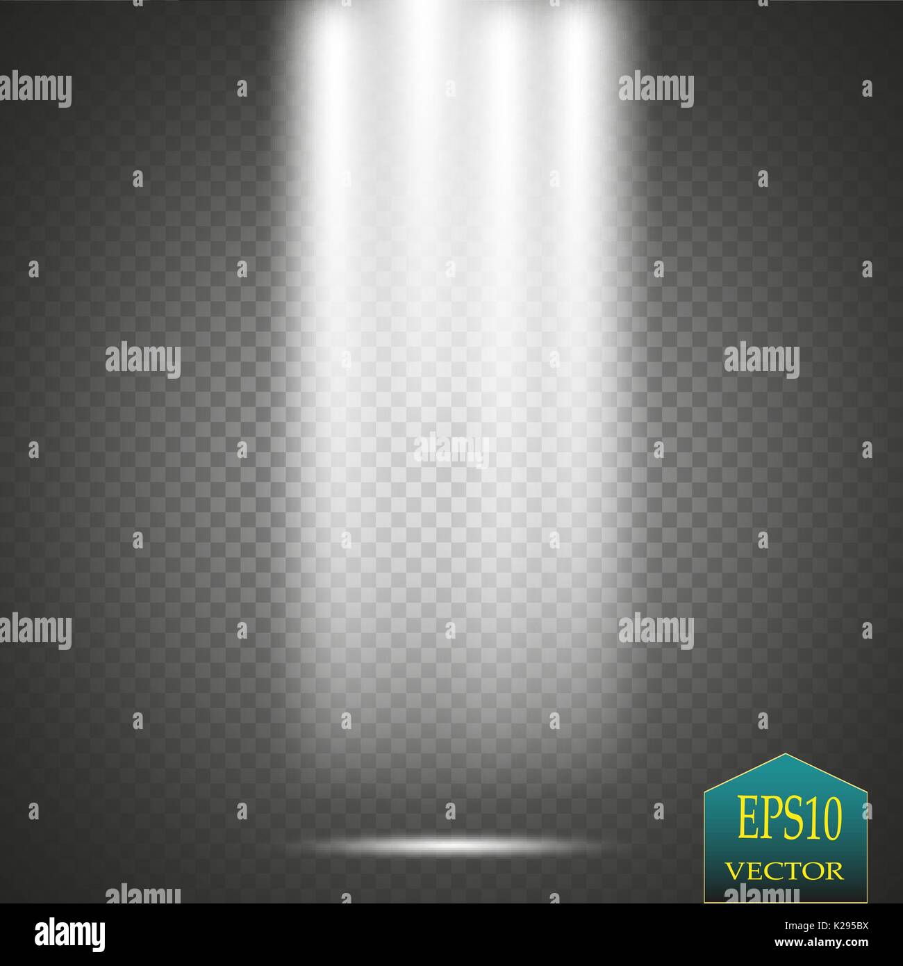Vector Spotlights. Scene. Light Effects Magic concept Stock Vector ...