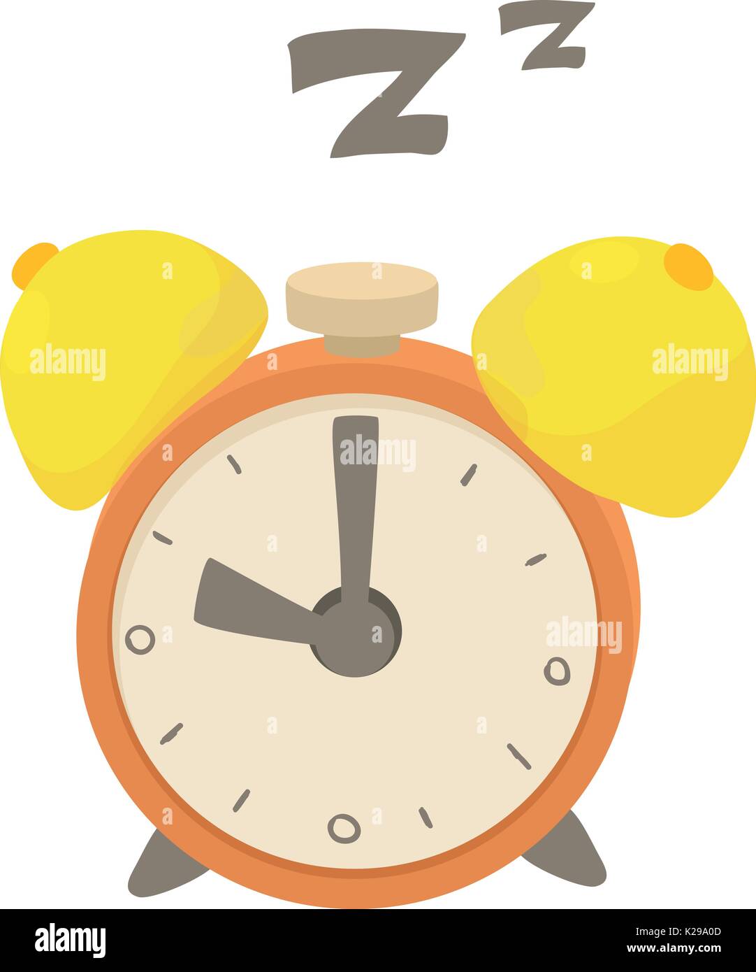Monday morning alarm clock Stock Vector Images - Alamy