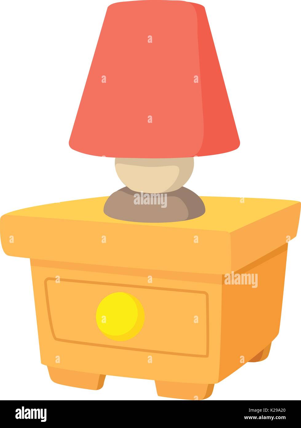 Night lamp icon, cartoon style Stock Vector Image & Art - Alamy