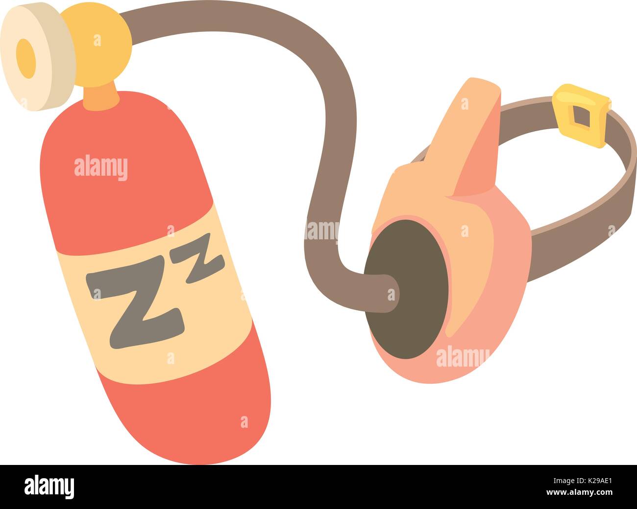 Oxygen mask icon, cartoon style Stock Vector Image & Art - Alamy