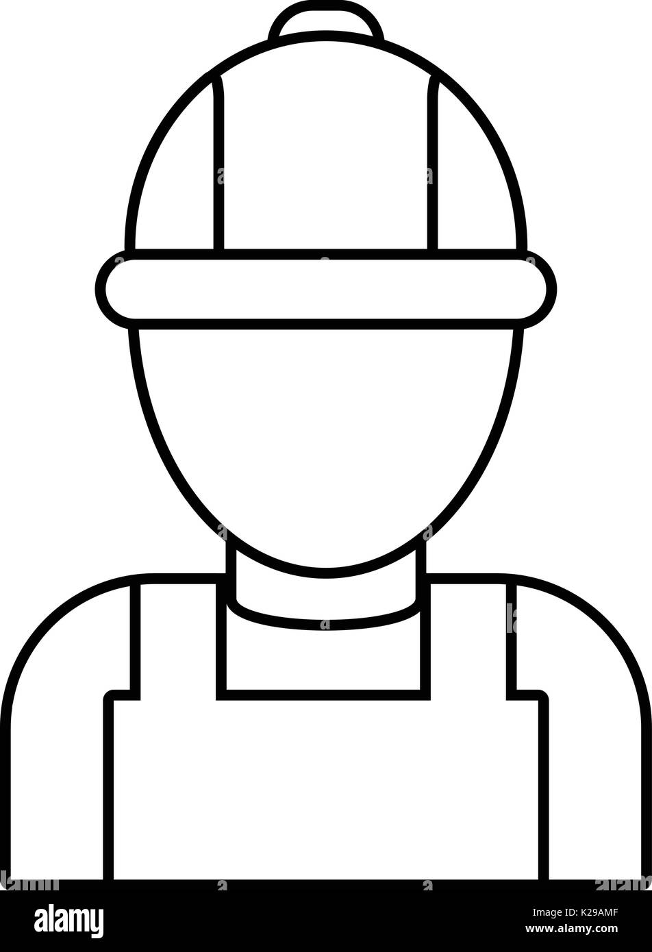 Man mechanic icon, outline style Stock Vector Image & Art - Alamy