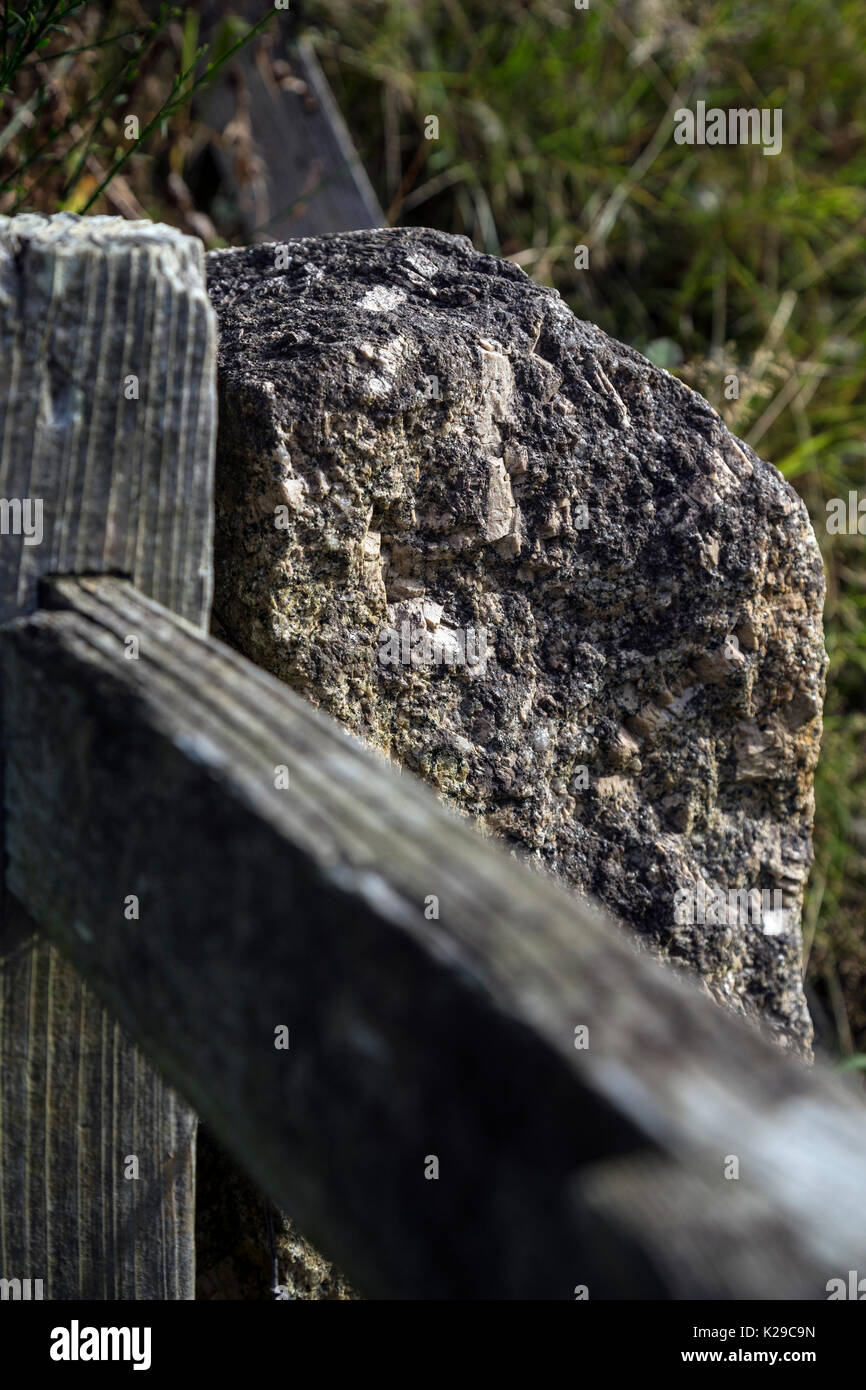 granite gate post Stock Photo - Alamy