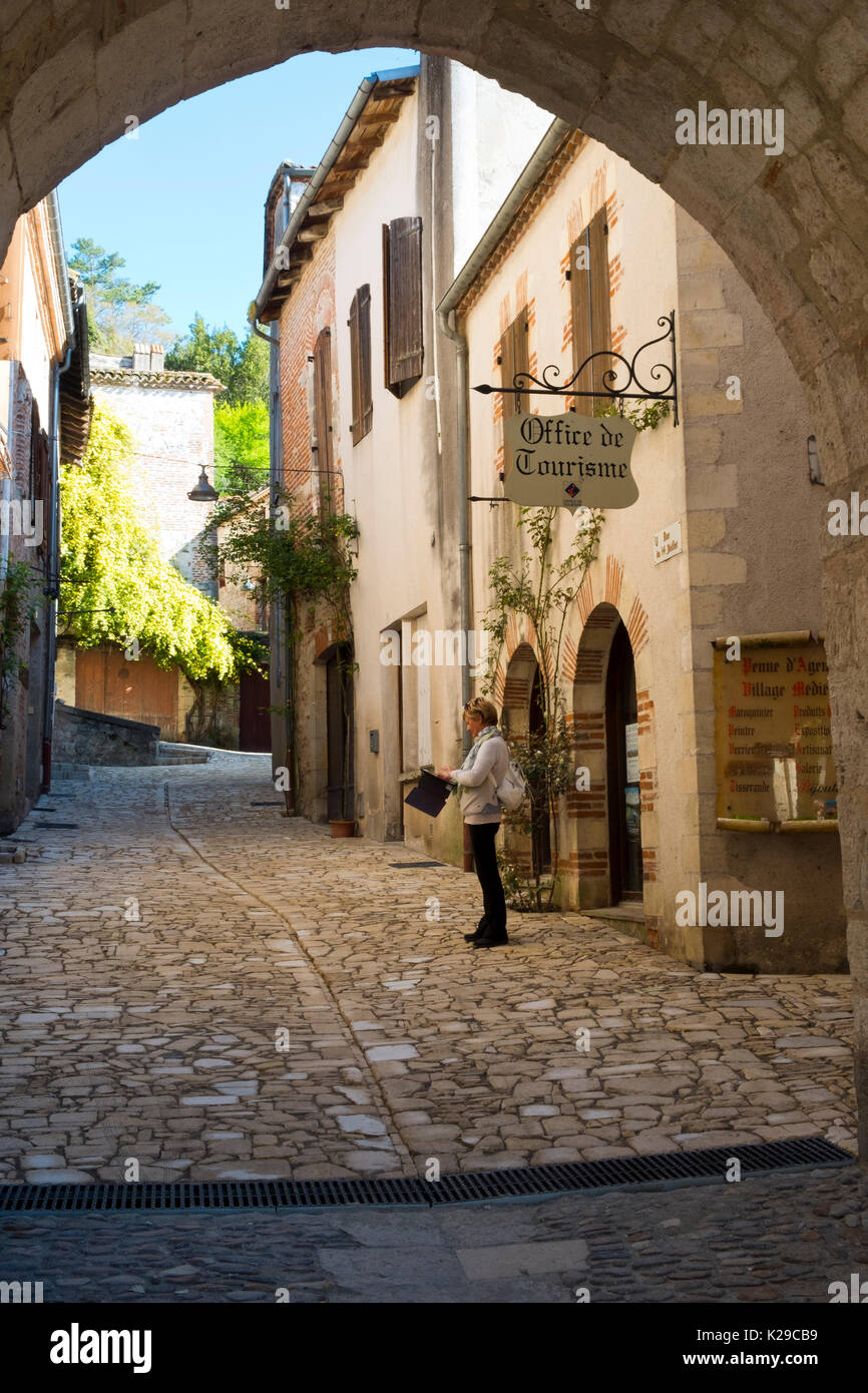Narrow streets and historic architecture in the picturesque medieval ...