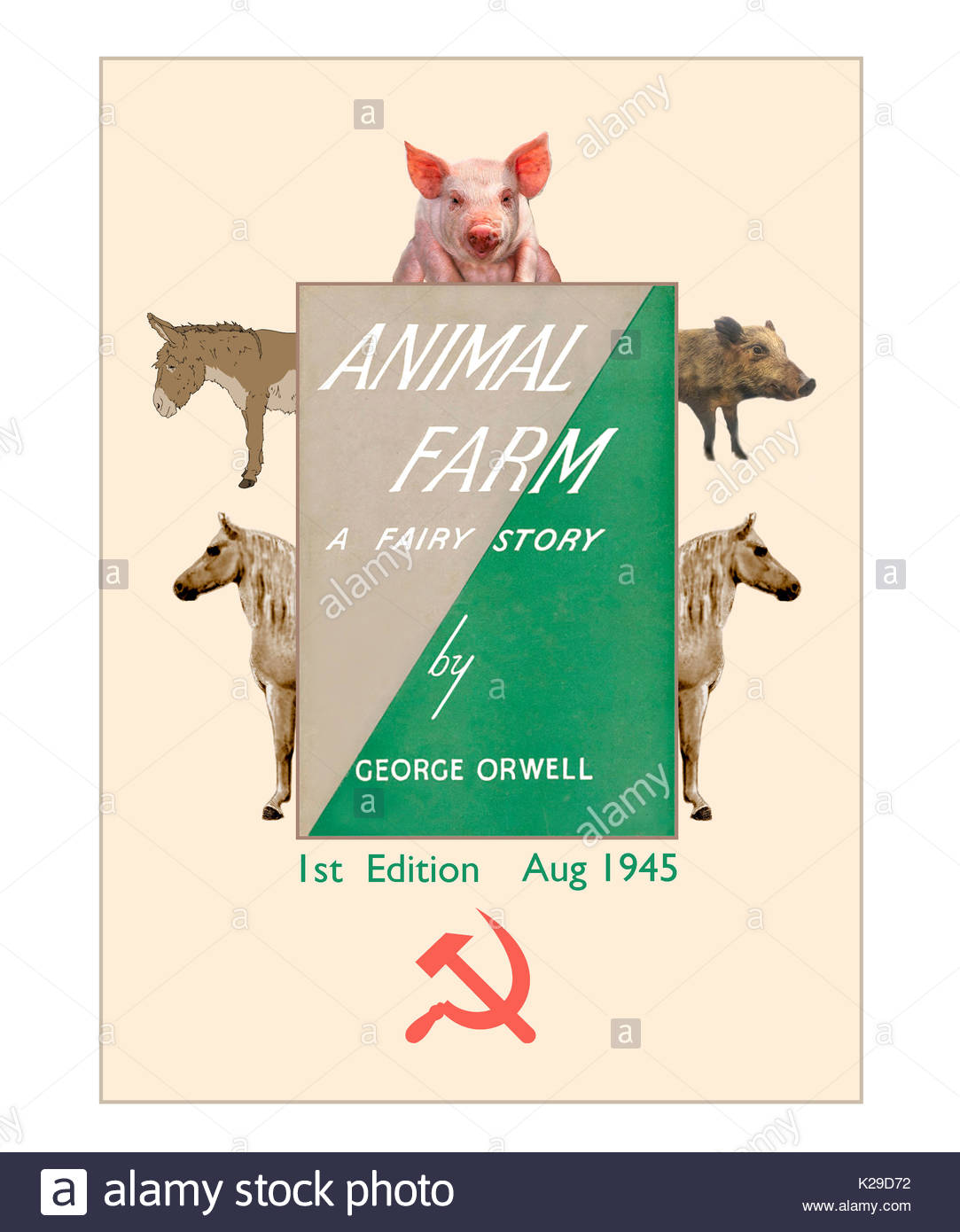 Animal Farm George Orwell Stock Photos & Animal Farm George Orwell ...