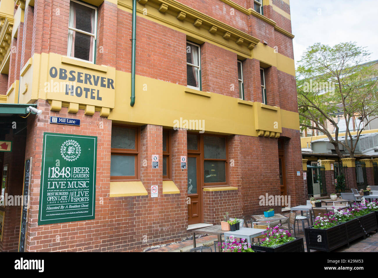 The Observer Hotel bar historical Rocks area of Sydney in the city ...