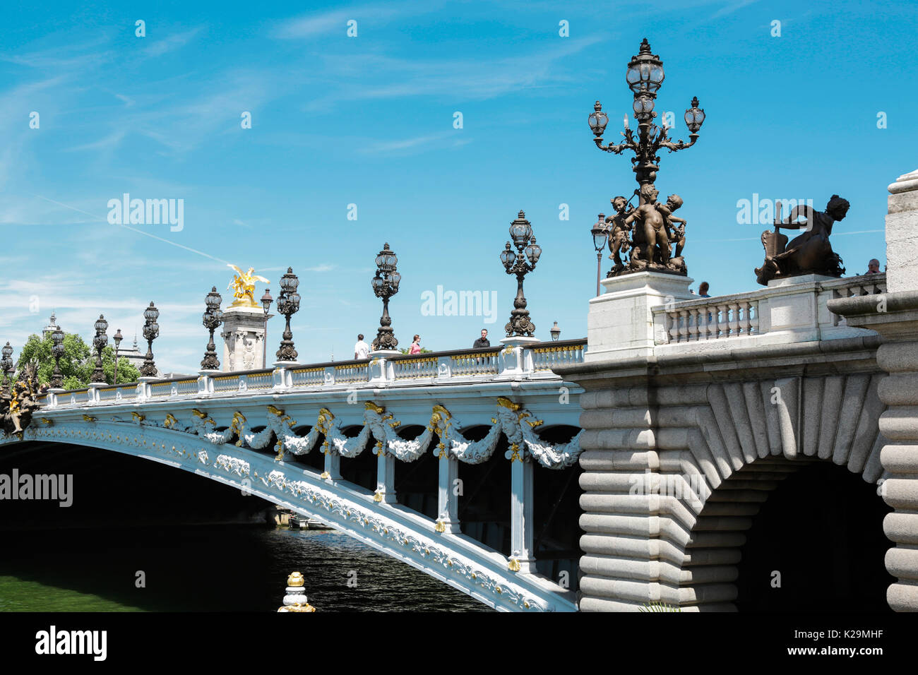 Bridge Alexandre III, paris france: palace architecture symbol of ...