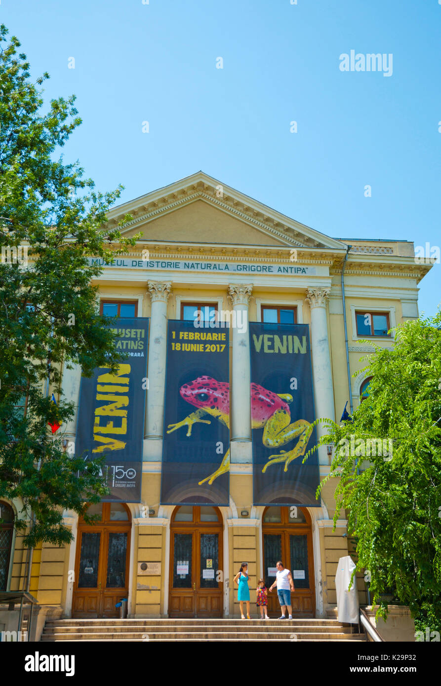 Antipa Museum, Museum of natural history, Bucharest, Romania Stock ...
