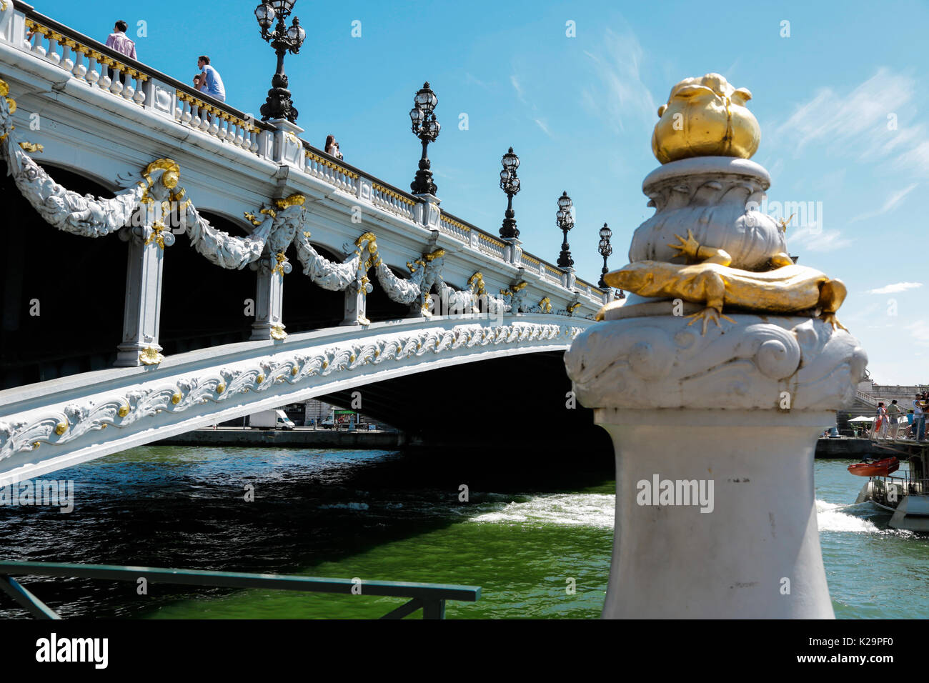 Bridge Alexandre III, paris france: palace architecture symbol of ...