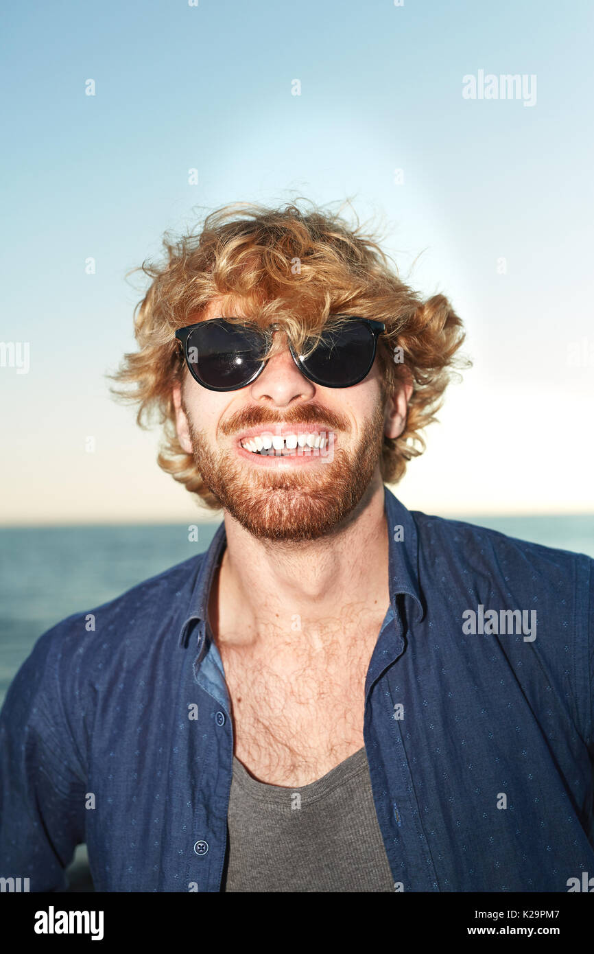 Red haired man portrait hi-res stock photography and images - Alamy