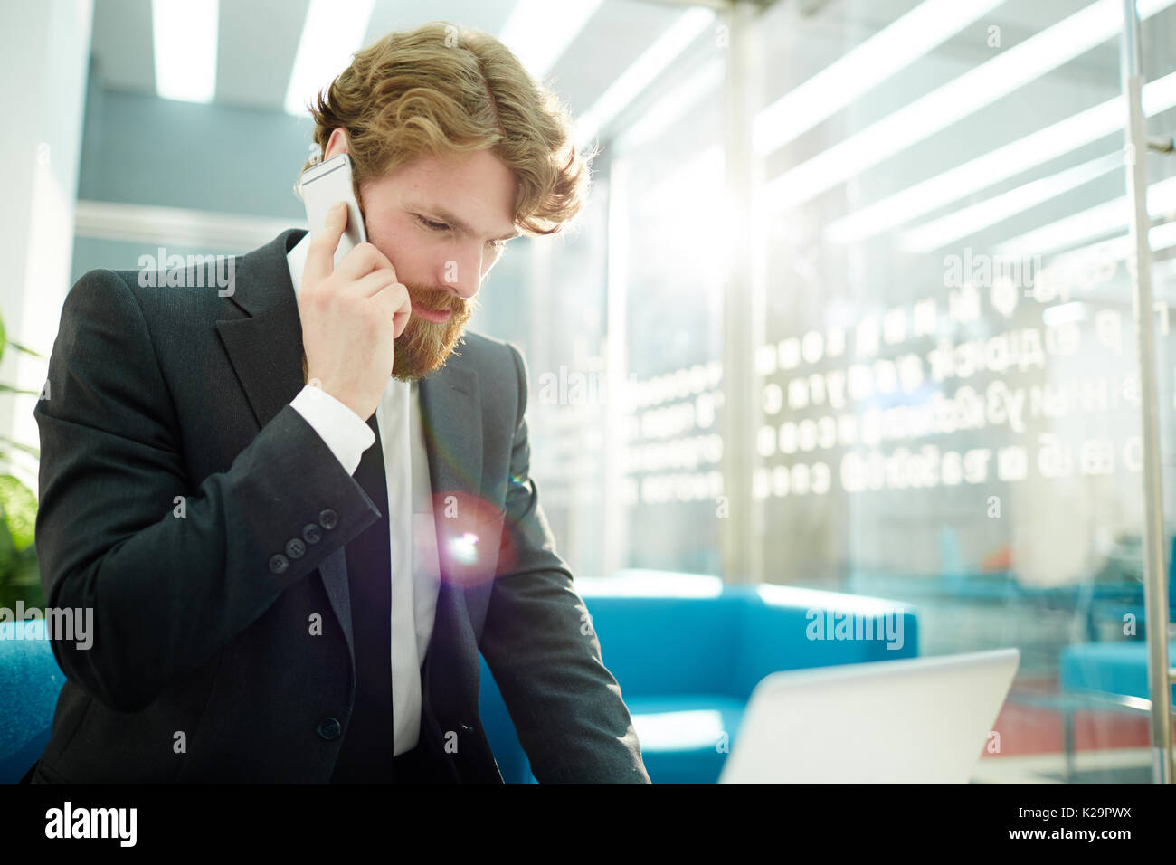 Busy salesman hi-res stock photography and images - Alamy