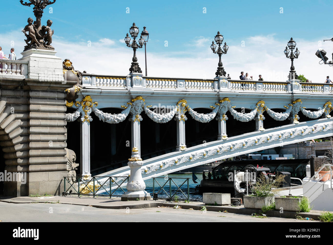 Bridge Alexandre III, paris france: palace architecture symbol of ...