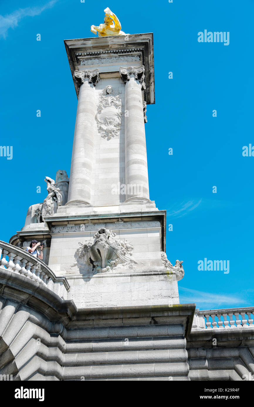 Bridge Alexandre III, paris france: palace architecture symbol of ...