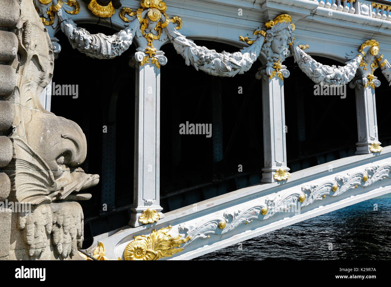 Bridge Alexandre III, paris france: palace architecture symbol of ...