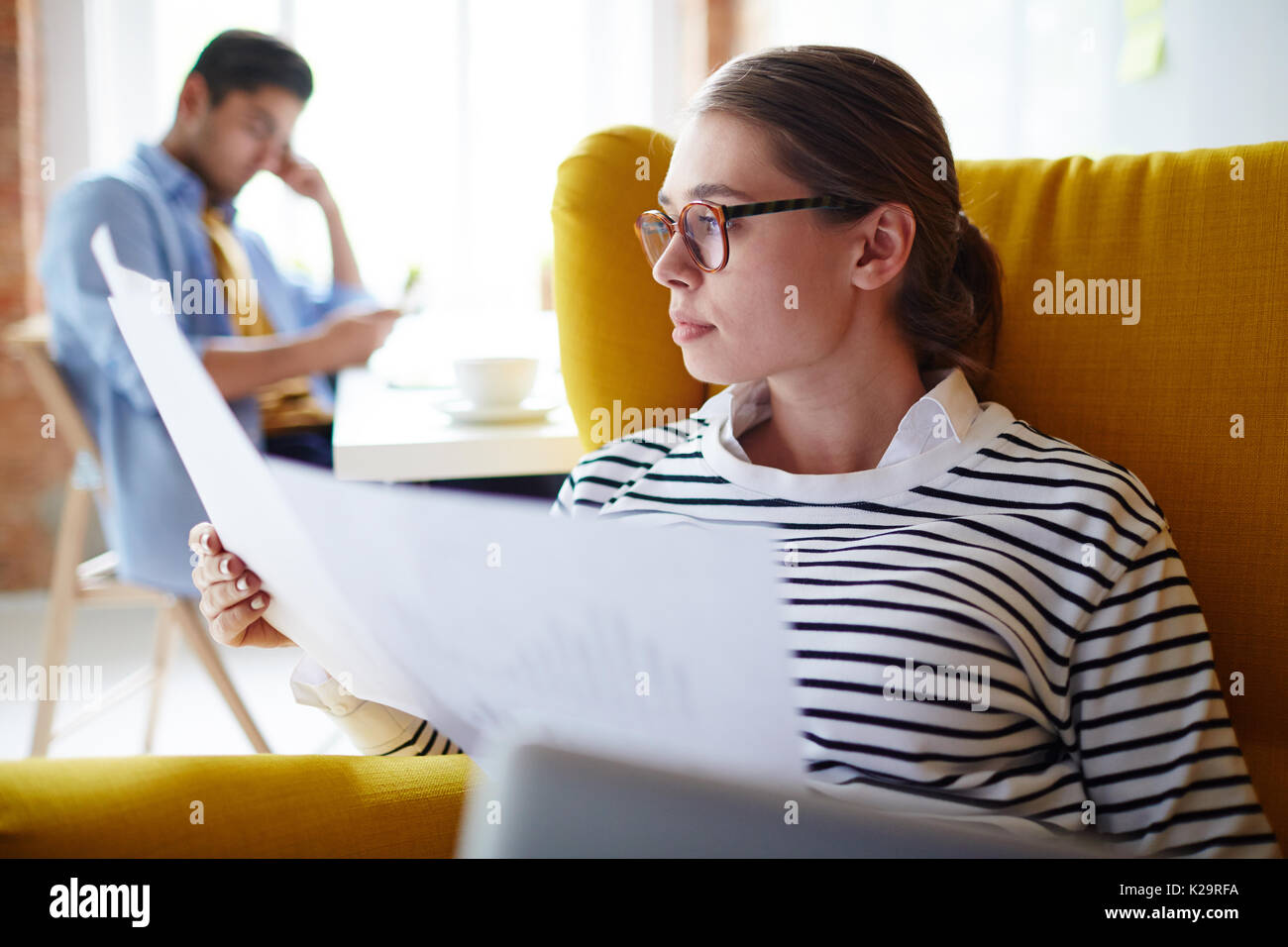 Working at home Stock Photo - Alamy