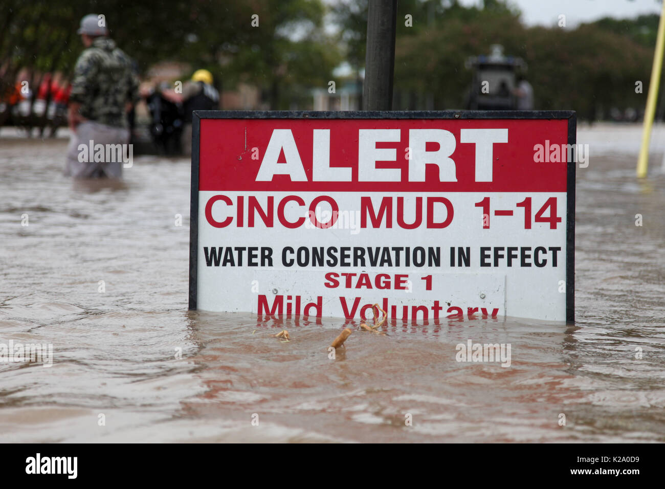 Houston, Texas, USA. 29th August, 2017. A general view of a Cinco Ranch ...