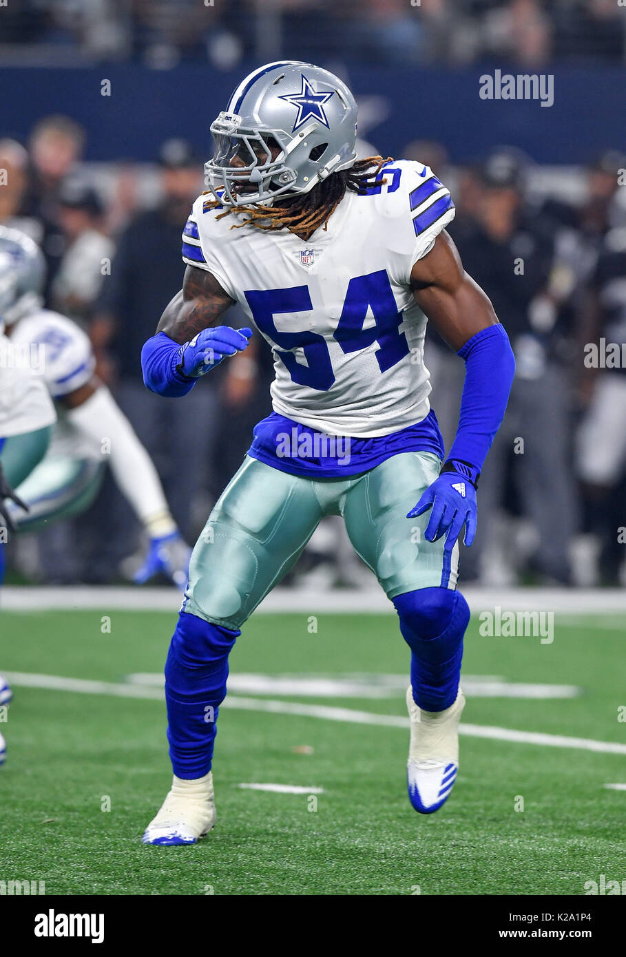August 26th, 2017:.Dallas Cowboys outside linebacker Jaylon Smith (54 ...