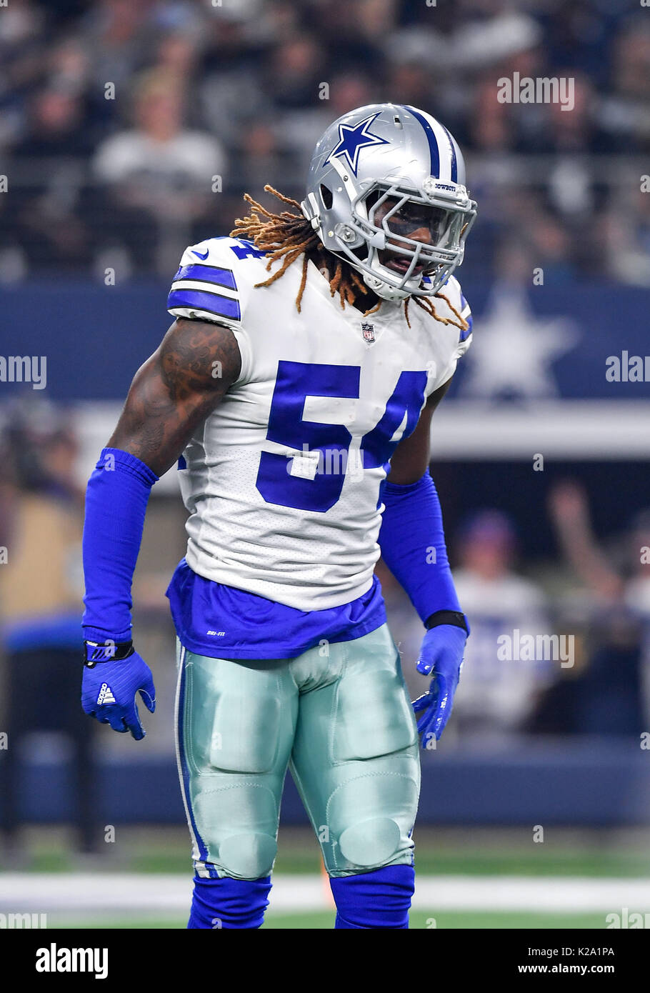 August 26th, 2017:.Dallas Cowboys outside linebacker Jaylon Smith (54 ...