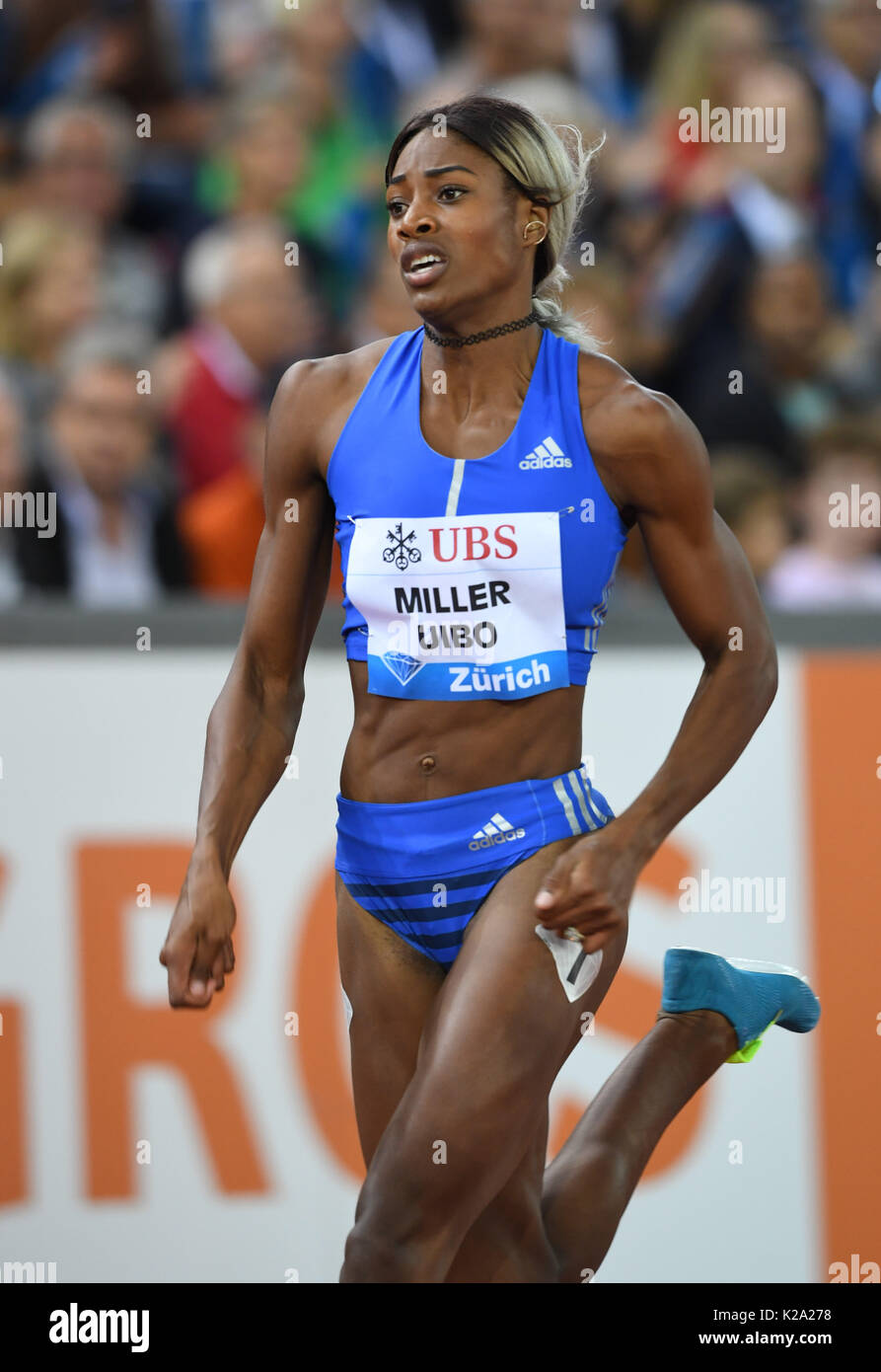 Shaunae Miller-Uibo (BAH) wins the women's 200m in a national record 21 ...