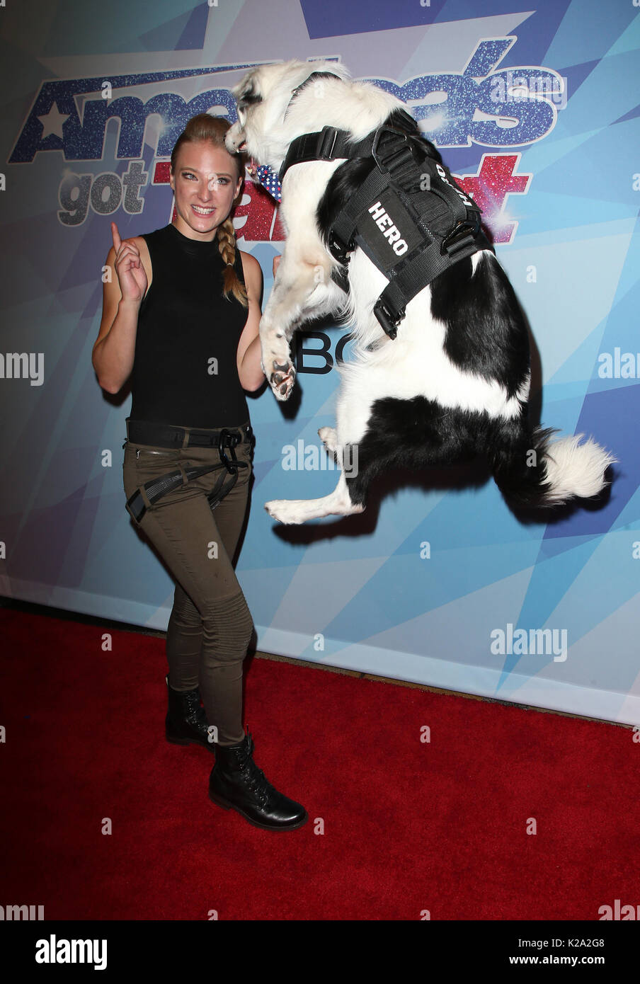 Hollywood, Ca. 29th Aug, 2017. Sara Carson, Hero, At NBC's 'America's Got Talent' Season 12 Live ...