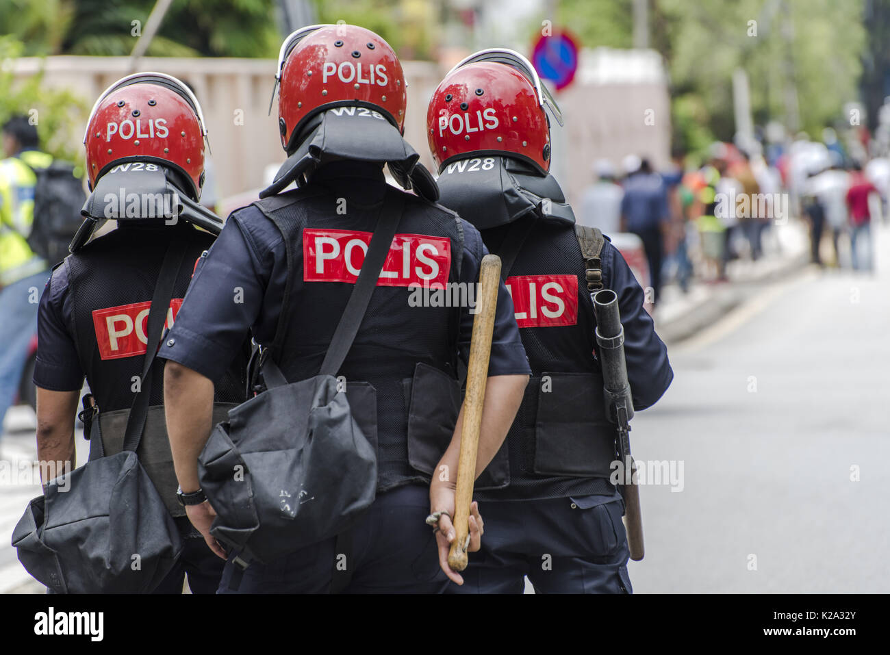 Kuala Lumpur, MALAYSIA. 30th Aug, 2017. The Light Strike Force (LSF) of ...