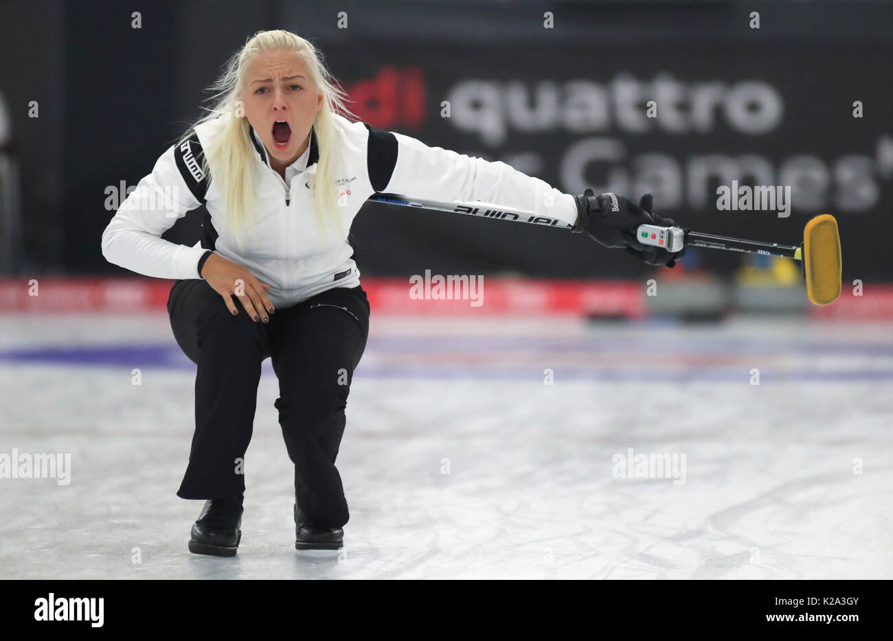 Central Otago, New Zealand. 30th August, 2017. Marie Turmann from ...