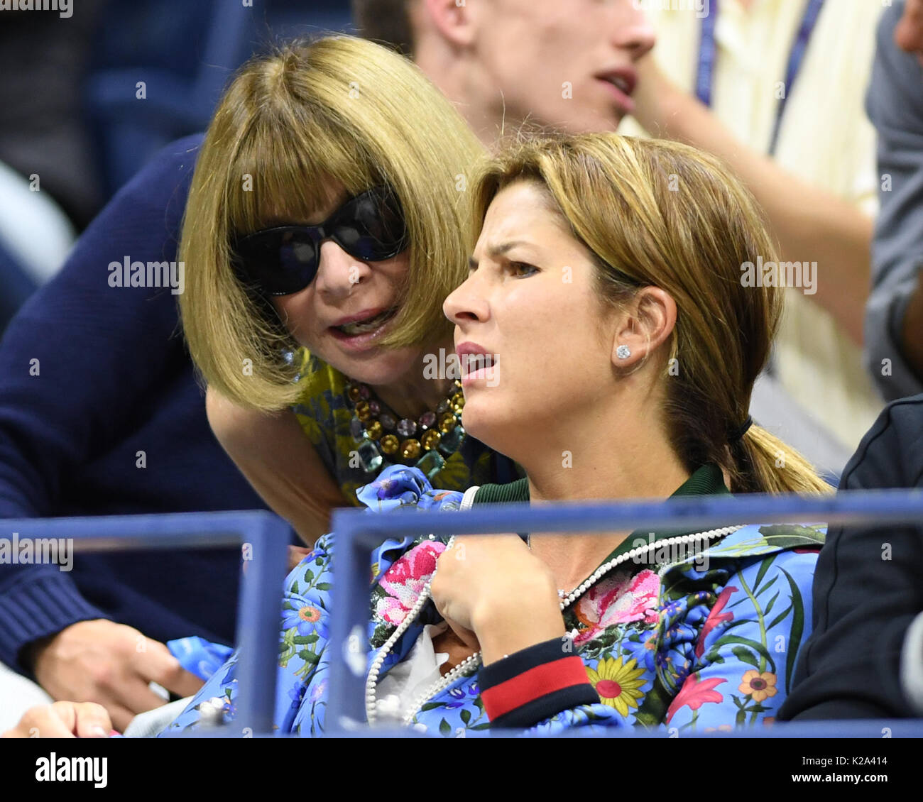 Mirka federer anna wintour hi-res stock photography and images - Alamy