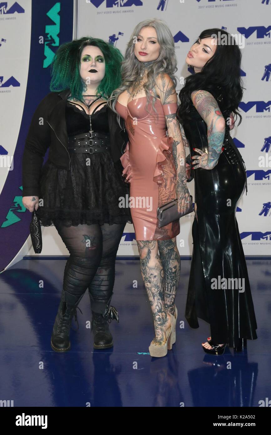 Inglewood, CA. 27th Aug, 2017. Kelly Doty, Ryan Ashley, Nikki Simpson ...