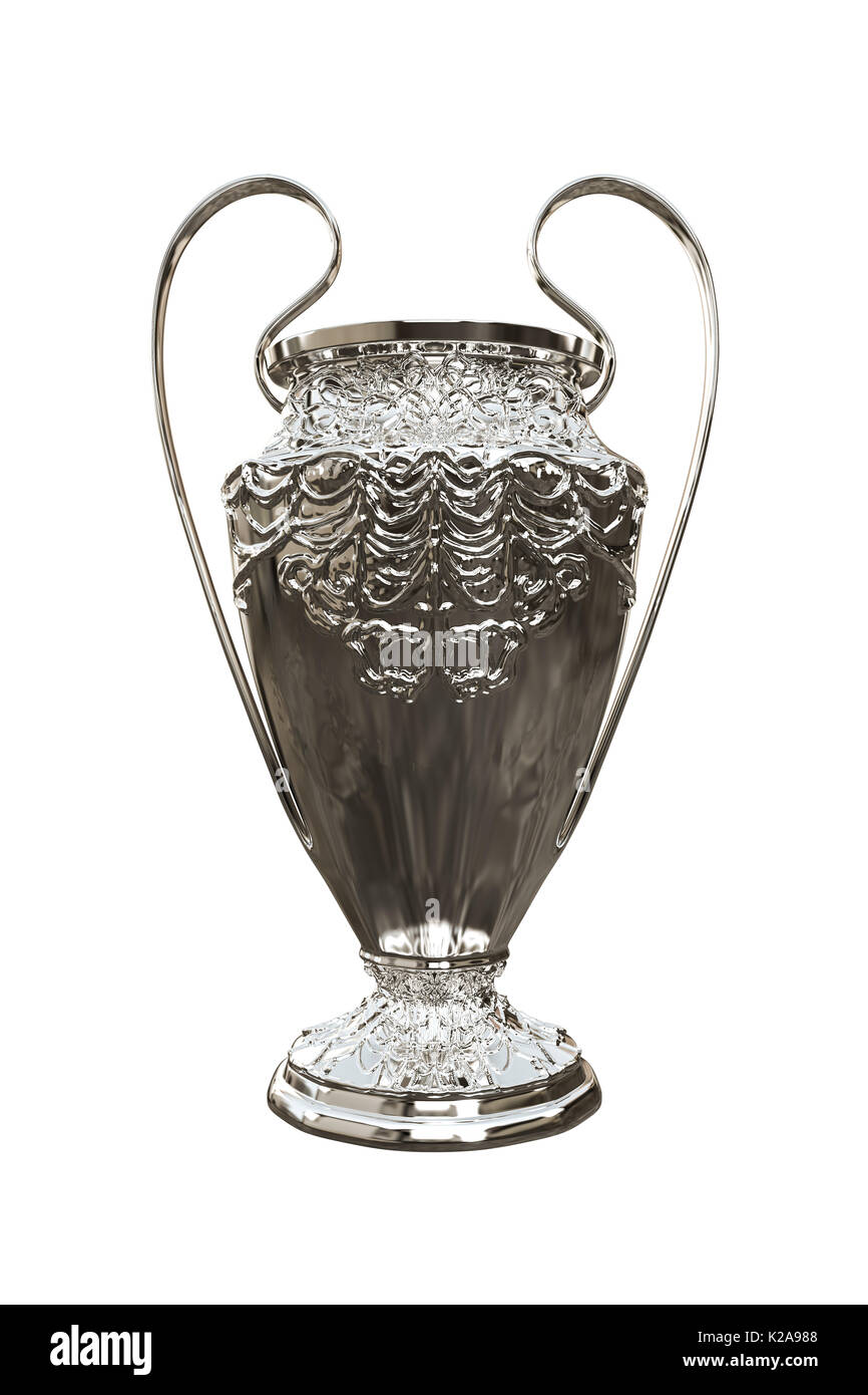 3d illustration of a soccer cup isolated on white background Stock ...